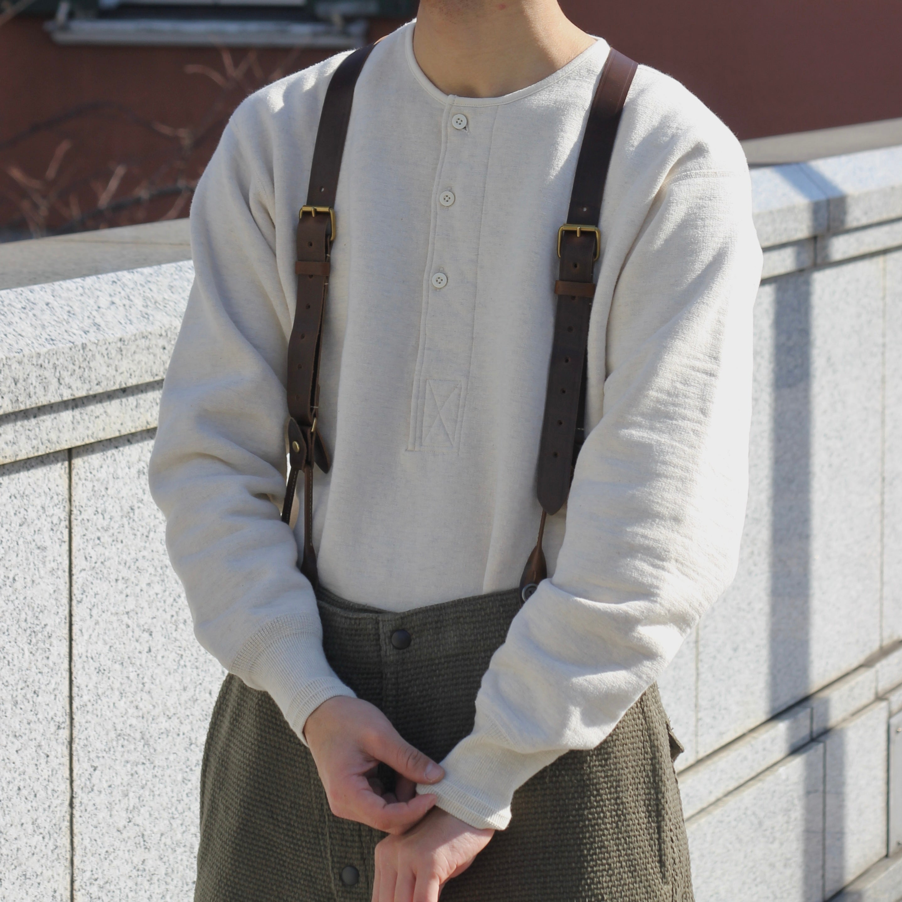 《The ultimate Henley Neck》COAL MINER HENRY NECK SHIRT – Nigel Cabourn